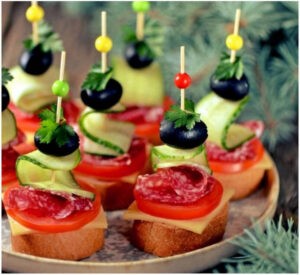Canapés - 15 receitas simples e deliciosas de canapés para mesa de bufê ...